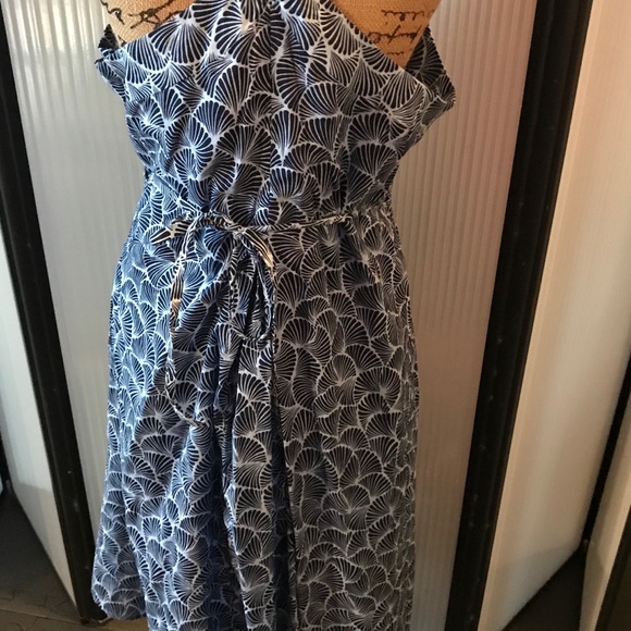 Amelia NY | Dresses | Nwt Fully Lined Summer Swing Dress Fabric Shells ...